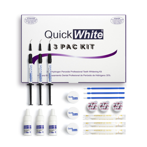 QuickWhite 3 PAC KIT - system do wybielania > QUICKWHITE